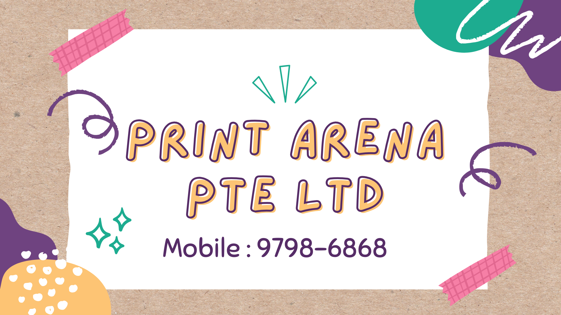Cheap & Fast Flyer Printing Services in Singapore | Print Arena